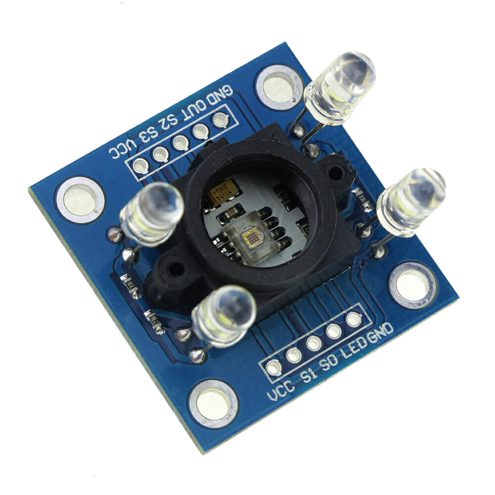 TCS3200 Sensor de reconocimiento de color | Nanoparuro